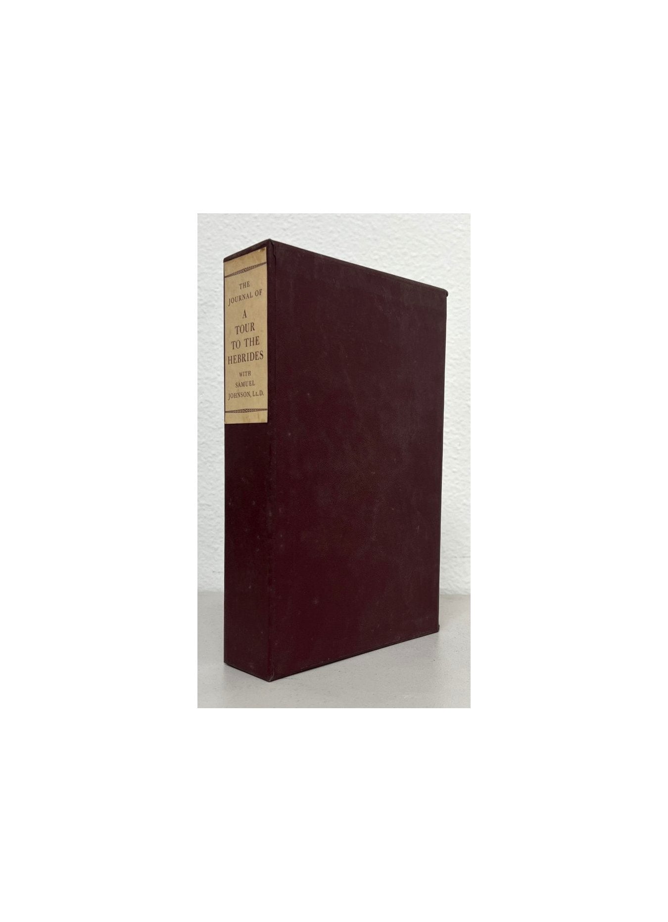 Samuel Johnson - A Journal of A Tour of the Hebrides - Signed & Number – THE CASEMAKER