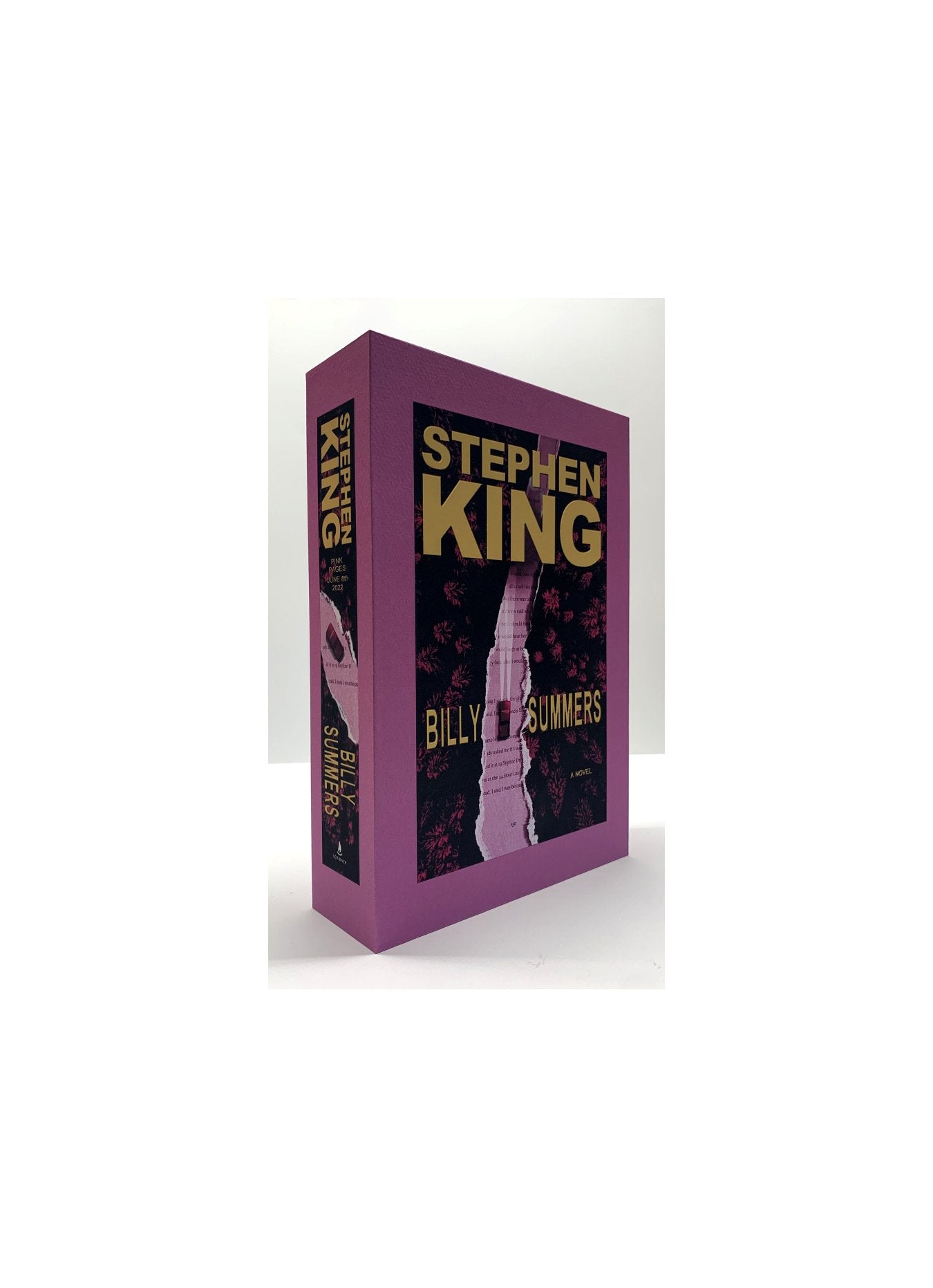 CUSTOM SLIPCASE for - Stephen King - BILLY SUMMERS - Pink Pages VIP Ed – THE CASEMAKER
